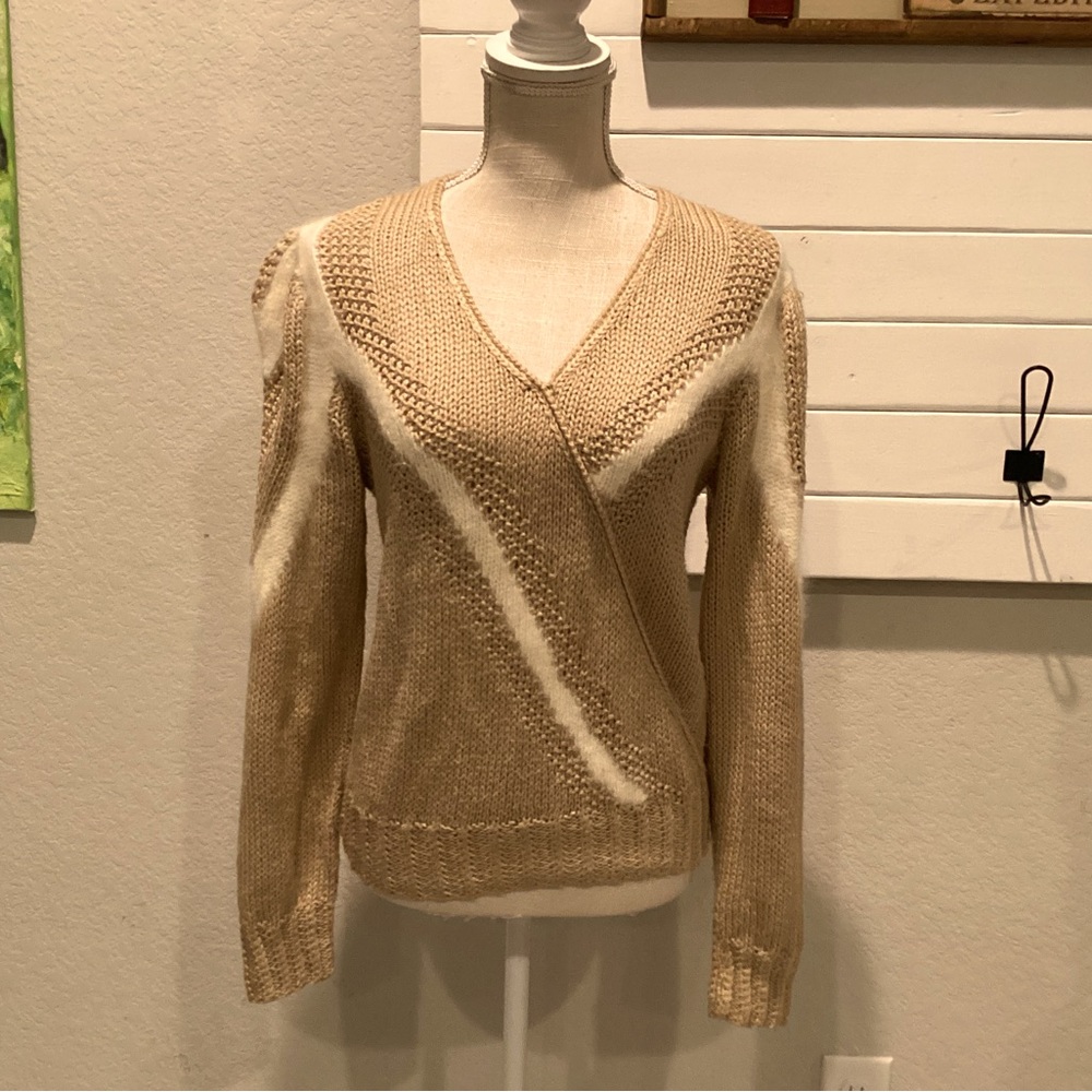 Vintage Bilboa Acrylic Angora Rabbit Hair Sweater - Gem